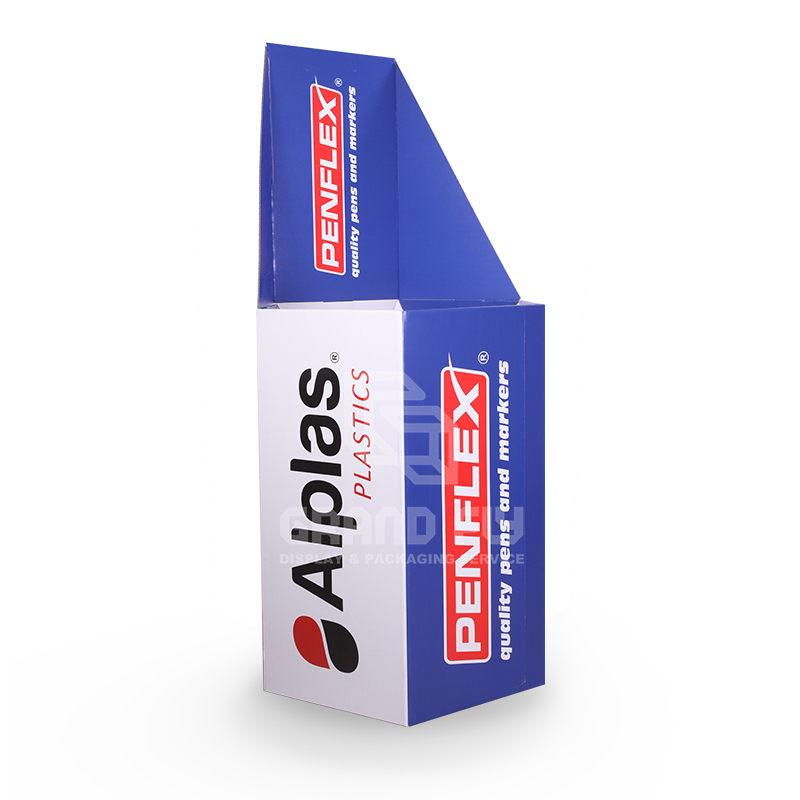 BTS POS Cardboard Retail Hex Dump Bins for Stationery | Grand Fly